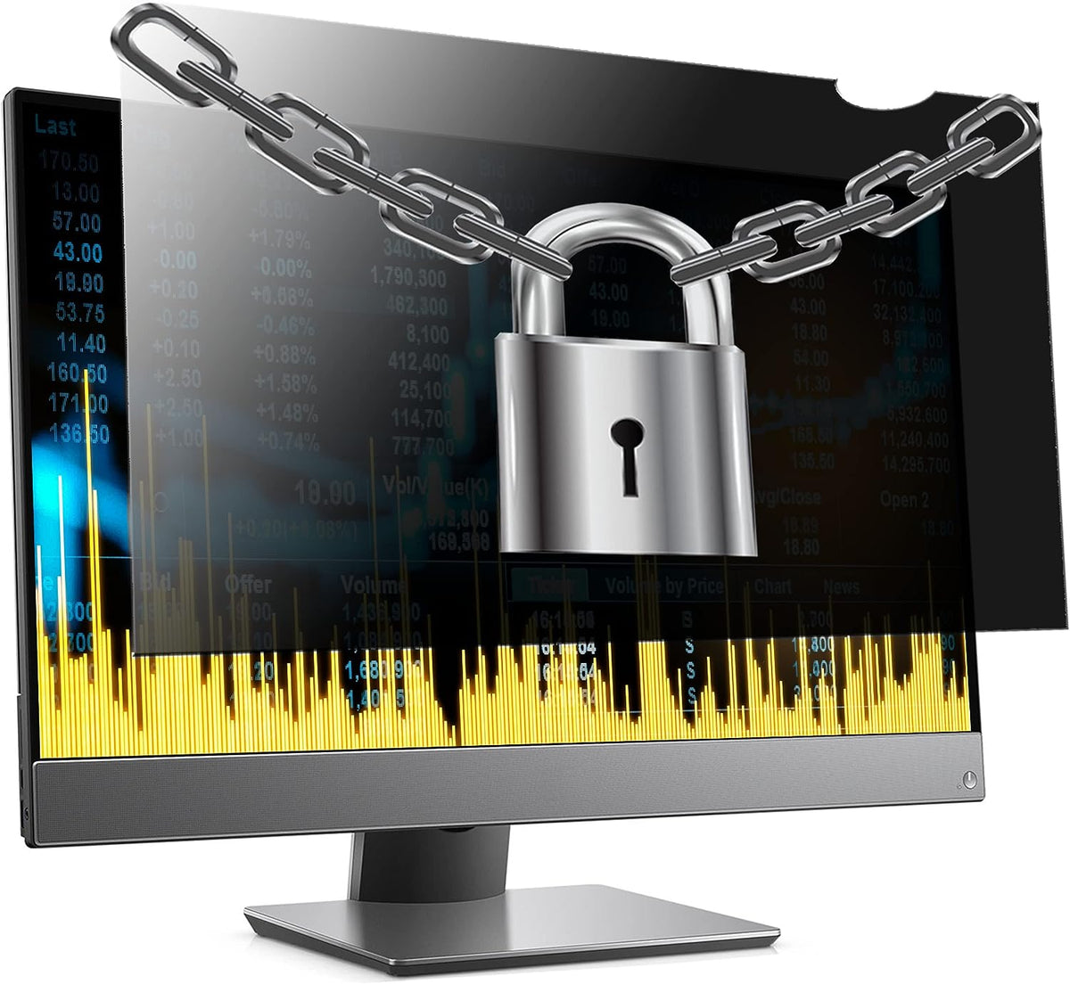 ZYY 24 Inch(Diagonal) Computer Privacy Screen Filter(20 15/16 x 11 13/ – MyKiron