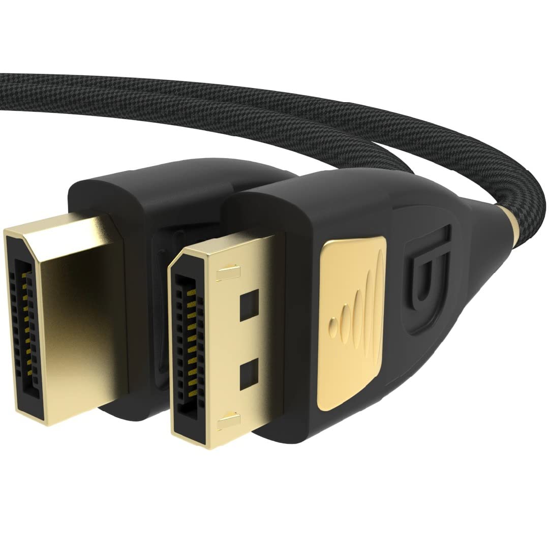 Pacroban 8K, 4K, 120Hz DisplayPort to DisplayPort 1.4 Cable (10ft)-3 L ...