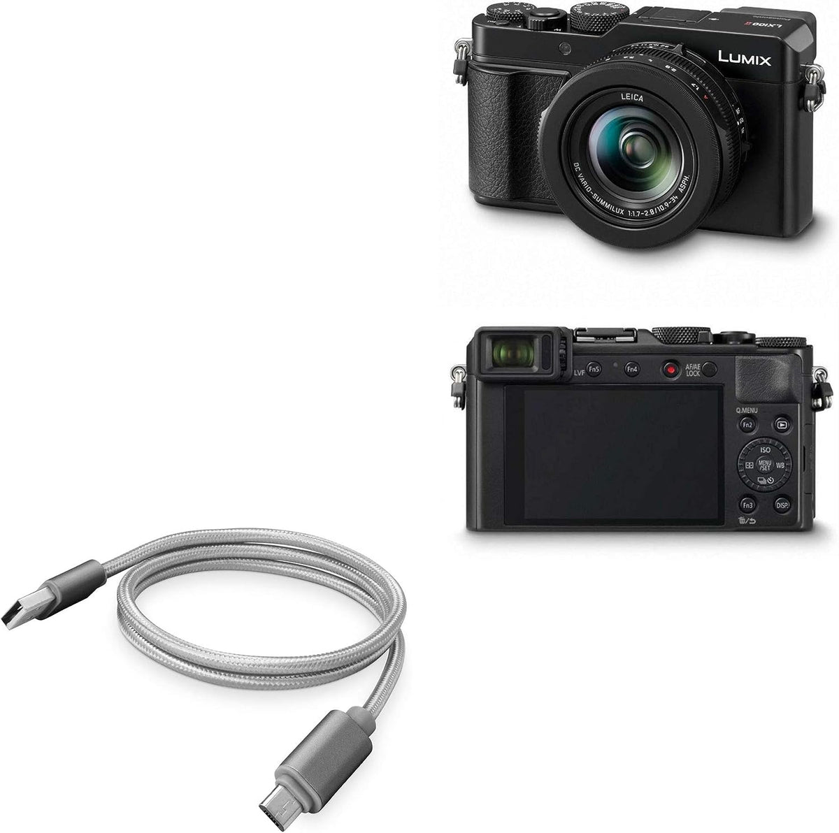 BoxWave Cable Compatible with Panasonic Lumix LX100 II (DC-LX100M2) (C ...