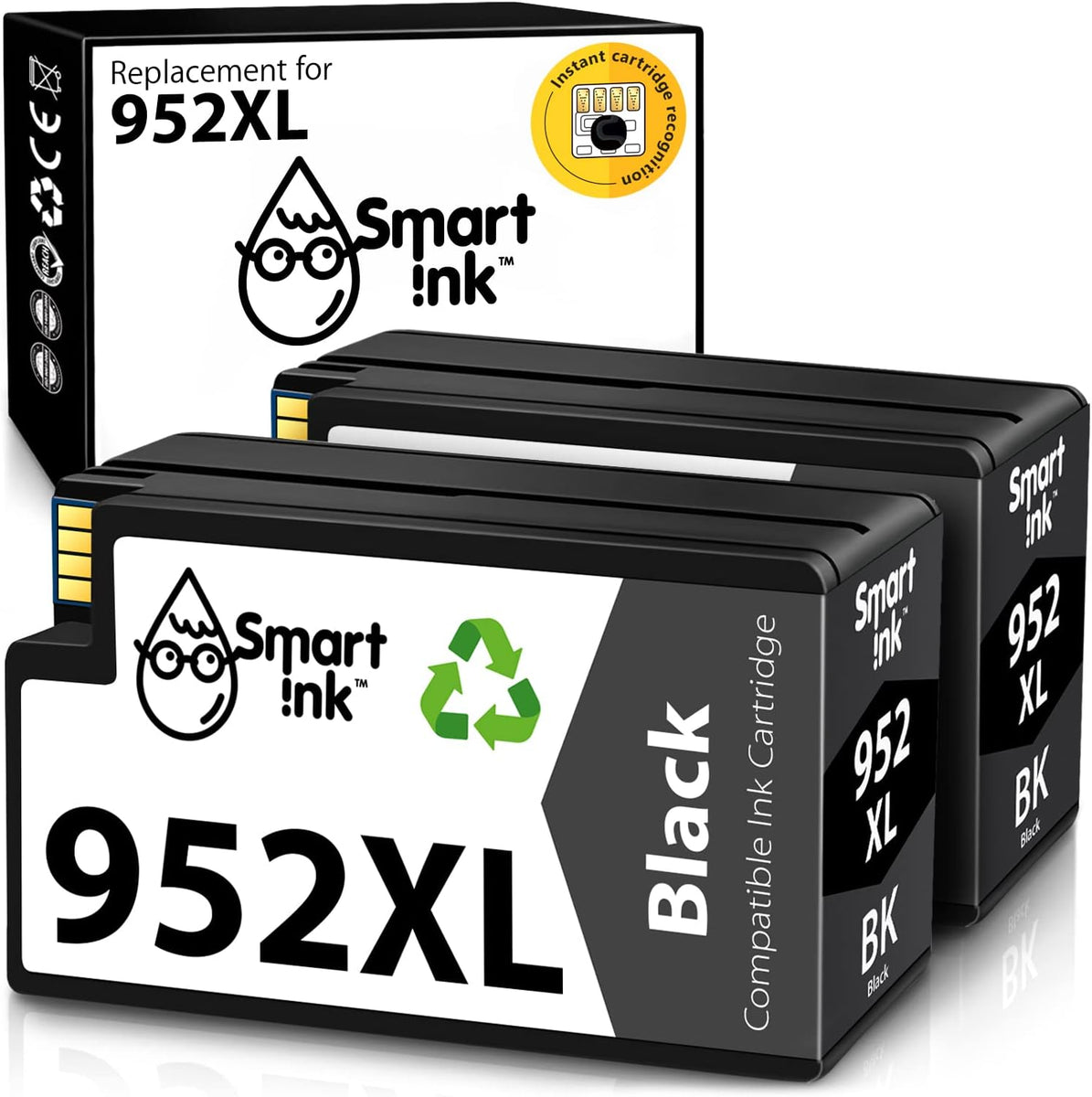 Smart Ink Compatible Ink Cartridge Replacement for HP 952 XL 952XL (2 ...