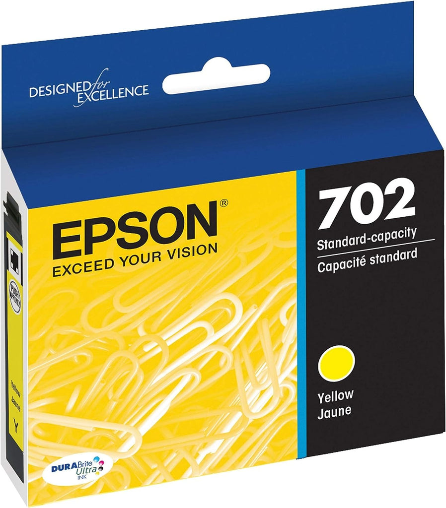 EPSON T702 DURABrite Ultra -Ink Standard Capacity Yellow -Cartridge (T ...