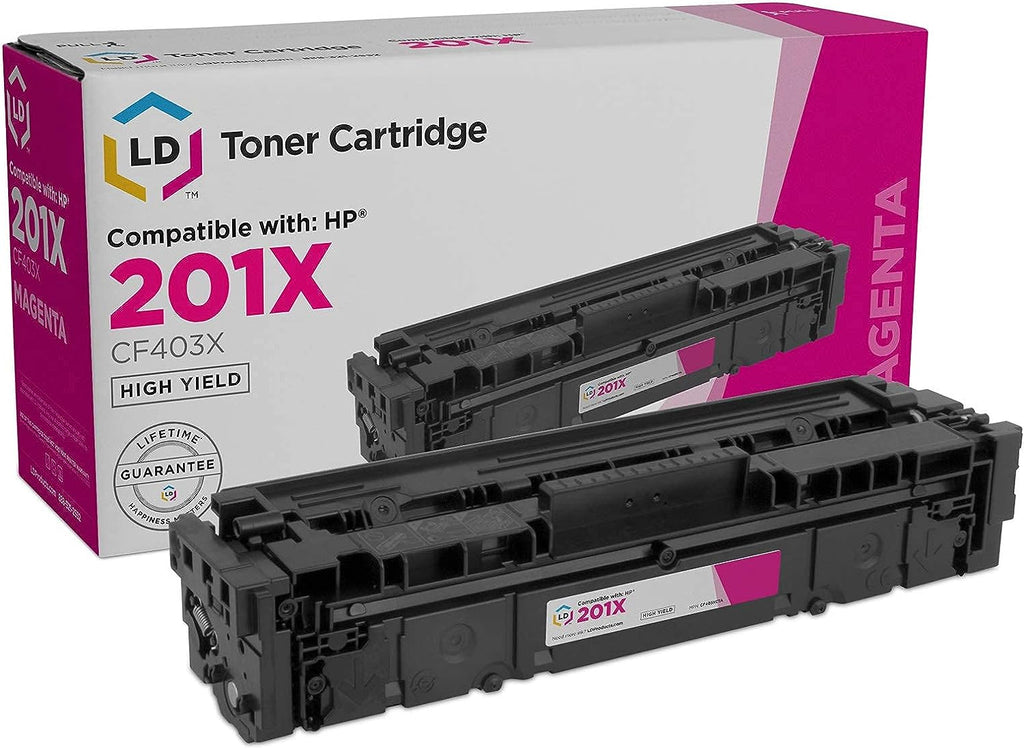 LD Products Compatible Toner Cartridge Replacement for HP 201X CF403X ...