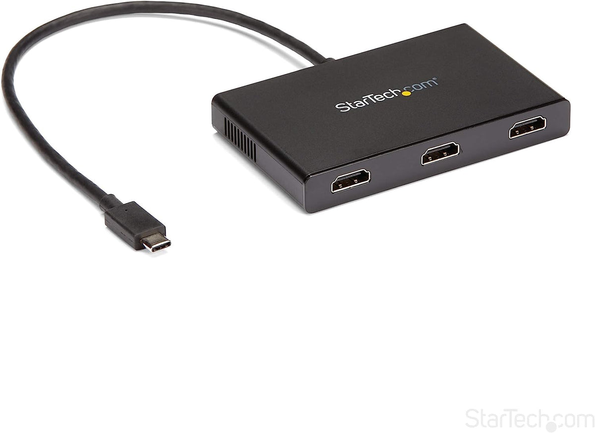 StarTech.com 3-Port Multi Monitor Adapter - USB-C to 3x HDMI Video Spl ...