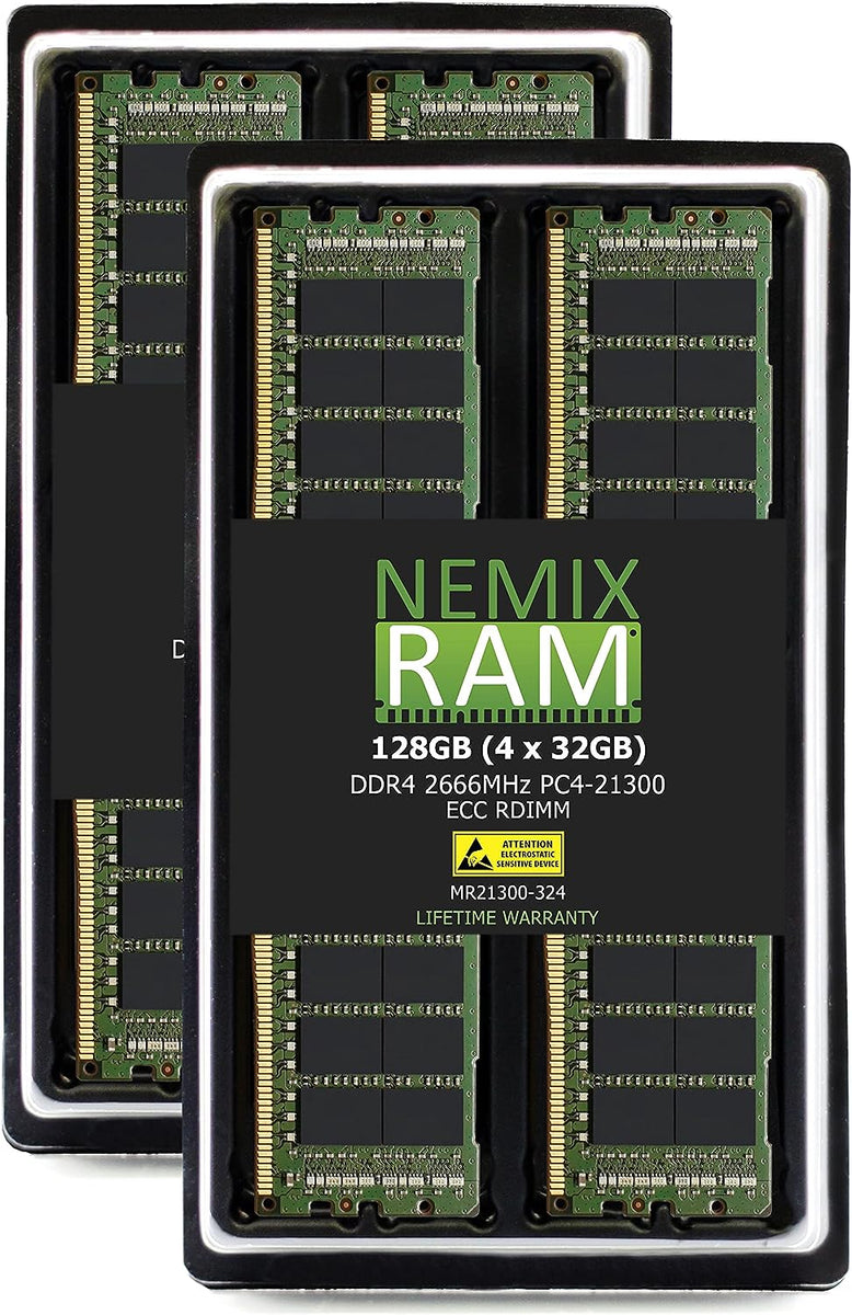 128GB 4x32GB DDR4-2666Mhz PC4-21300 288-Pin RDIMM Memory for Apple Mac ...